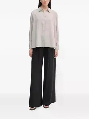 GAUDI Pleated Wide-leg Trousers