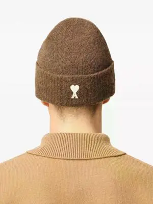 AMI Paris De Coeur Beanie Hat