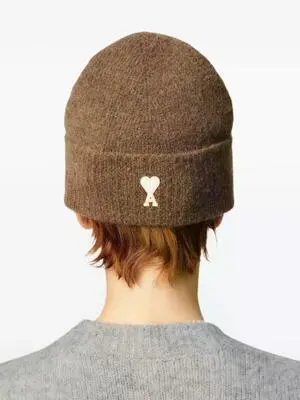 AMI Paris De Coeur Beanie Hat