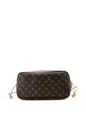 LOUIS VUITTON Monogram Canvas Neverfull Mm Tote Bag - Brown