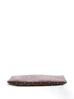 LOUIS VUITTON Monogram Canvas Pouch - Black