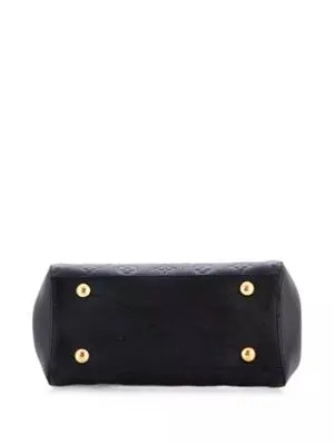 LOUIS VUITTON Montaigne Monogram Empreinte Leather Bb Satchel - Black