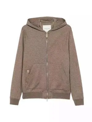 Jacob Cohen Zip-up Jersey Hoodie