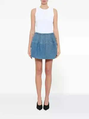 Loewe Balloon Denim Mini Skirt