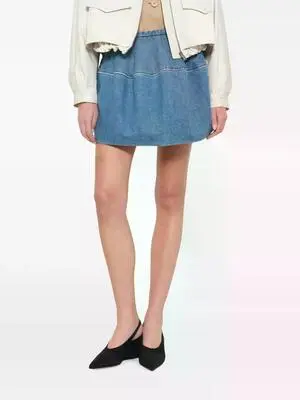 Loewe Balloon Denim Mini Skirt