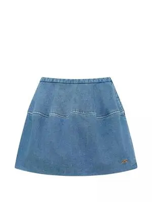 Loewe Balloon Denim Mini Skirt - Blue