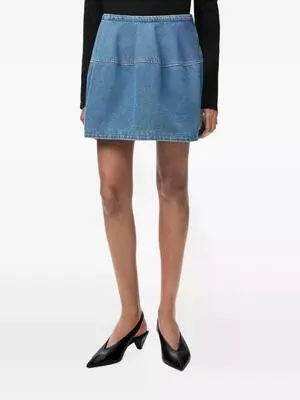 Loewe Balloon Denim Mini Skirt - Blue