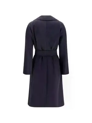 Max Mara Dravenna Belted Coat - Blue