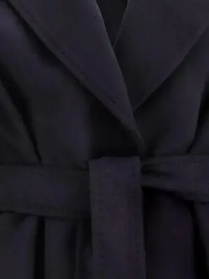 Max Mara Dravenna Belted Coat - Blue