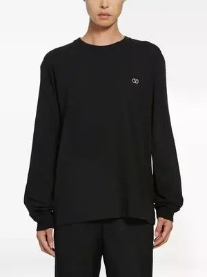 Valentino Garavani Vlogo Long-sleeve T-shirt - Black