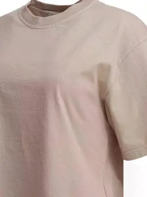 GOLDEN GOOSE Distressed Logo Patch T-shirt - Pink
