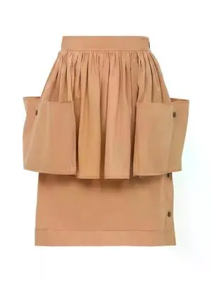 Chloé Layered Cotton Midi Skirt