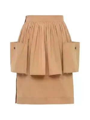 Chloé Layered Cotton Midi Skirt