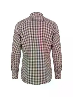 XACUS Gingham-check Cotton Shirt