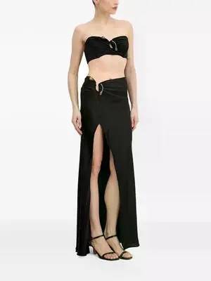 Bardot Embellished Front-slit Skirt