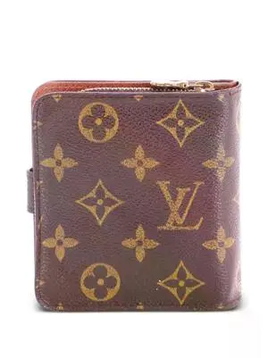 LOUIS VUITTON Compact Zippe Wallet Monogram Canvas Small Wallets - Brown