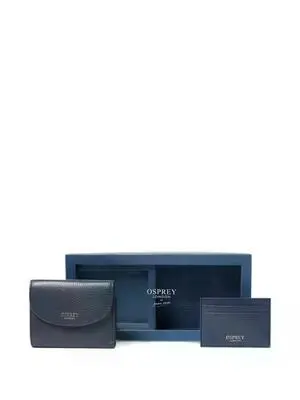 OSPREY The Tilly Grainy Leather Wallet And Card Holder Set
