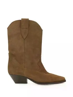 Isabel Marant Étoile Suede Western Boots - Brown
