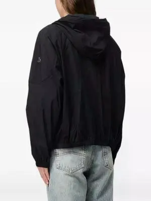 Moose Knuckles Hooded Jacket With Logo Plaque