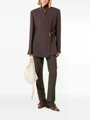 Sportmax Belted Wrap-design Blazer