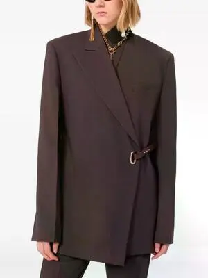 Sportmax Belted Wrap-design Blazer