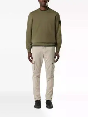 Stone Island Logo-patch Sweatshirt - Green