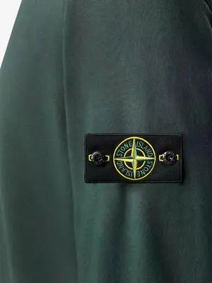 Stone Island 6100060 Organic Cotton Fleece Sweatshirt - Green