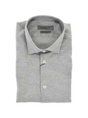 Corneliani Flannel Slim-fit Shirt