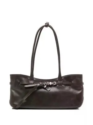 MARGESHERWOOD Leather Shoulder Bag - Brown