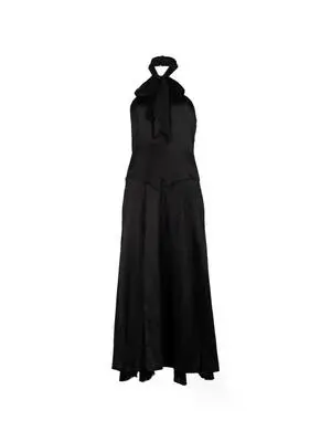 Cinq À Sept Monroe Bow-detail Maxi Dress - Black