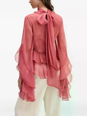 Bardot Anyssa Ruffled Blouse - Pink