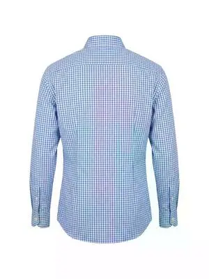 XACUS Gingham-check Long-sleeve Shirt