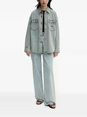 Miss Sixty Embellished Denim Shirt Jacket