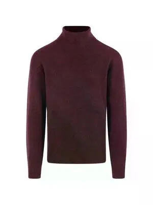ROBERTO COLLINA High-neck Long-sleeve Sweater - Red