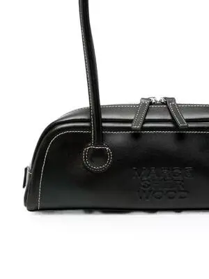 MARGESHERWOOD Contrast-stitch Logo-embossed Tote Bag
