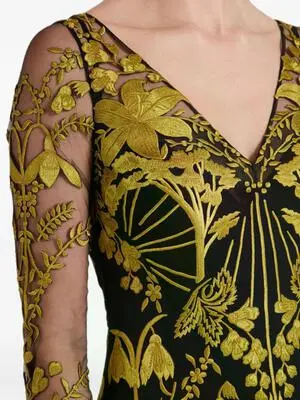 TEMPERLEY LONDON Thisbe V-neck Gown