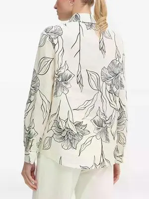 GAUDI Floral-print Long-sleeve Shirt
