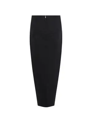 Rick Owens Front-slit Midi Skirt