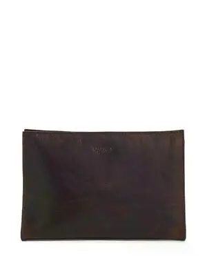 OSPREY Carter Logo-debossed Leather Wash Bag