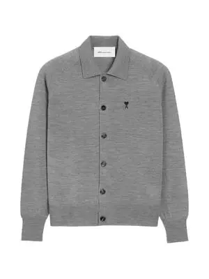 AMI Paris De Coeur Long-sleeve Cardigan