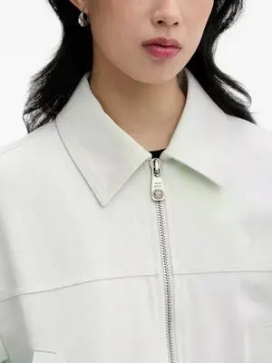 Miss Sixty Zip-up Panelled Cropped Jacket