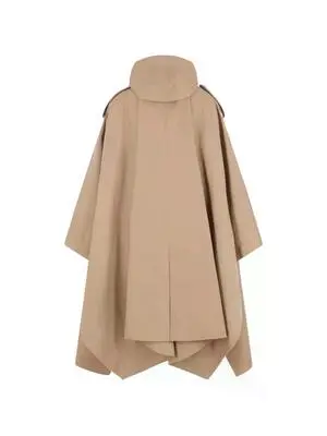 RÓHE Cape-style Double-breasted Trench Coat