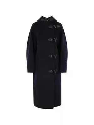 RÓHE Toggle-fastening Hooded Coat - Blue
