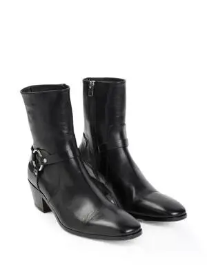 TOM FORD Harness-detail Ankle Boots - Black