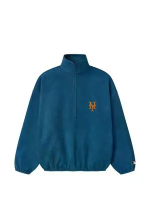 Fear Of God Mets Half-zip Sweater - Blue