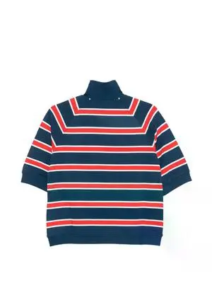 Moschino Striped-pattern Polo Top