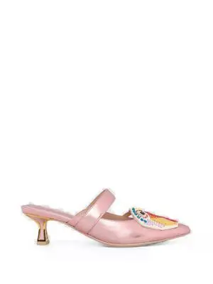 KAT MACONIE Azari Embellished Sandals - Pink