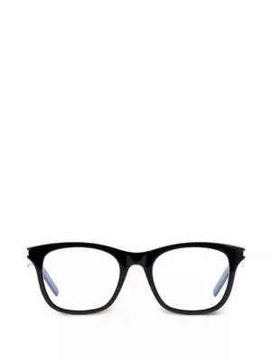 Saint Laurent Square Frame Eyeglasses - Black