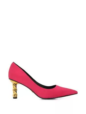KAT MACONIE Kat Maconie Sculptural-Heel Pointed-Toe Pumps Pink