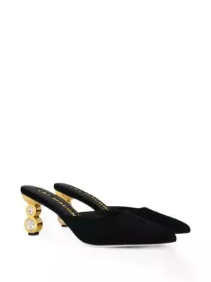 KAT MACONIE Laila Crystal-embellishment Mules